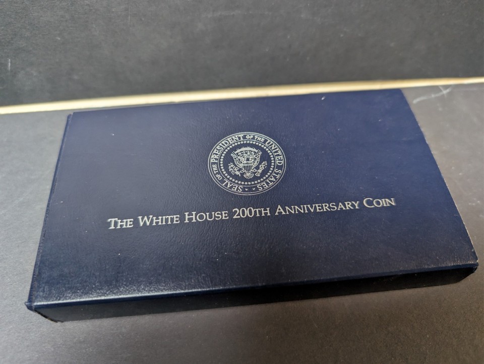 1992 The White House 200th Anniversary Coin Proof Silver Dollar with ...