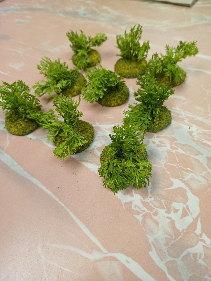 9 based Landscape Model Jungle Brush wargaming scenery terrain railroad ...