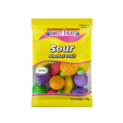 12pcs Sour Sherbet Fruit 72g | eBay