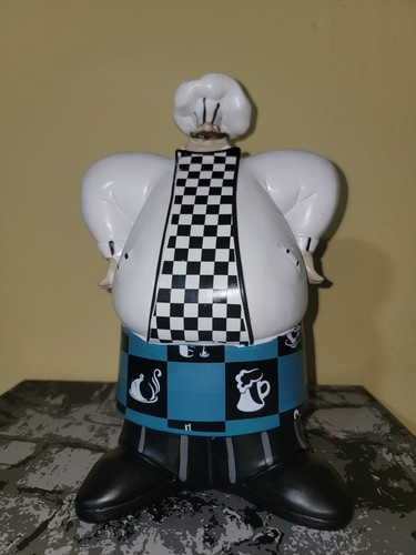 10 Inch Fat Chef Figurine In Great Condition | eBay