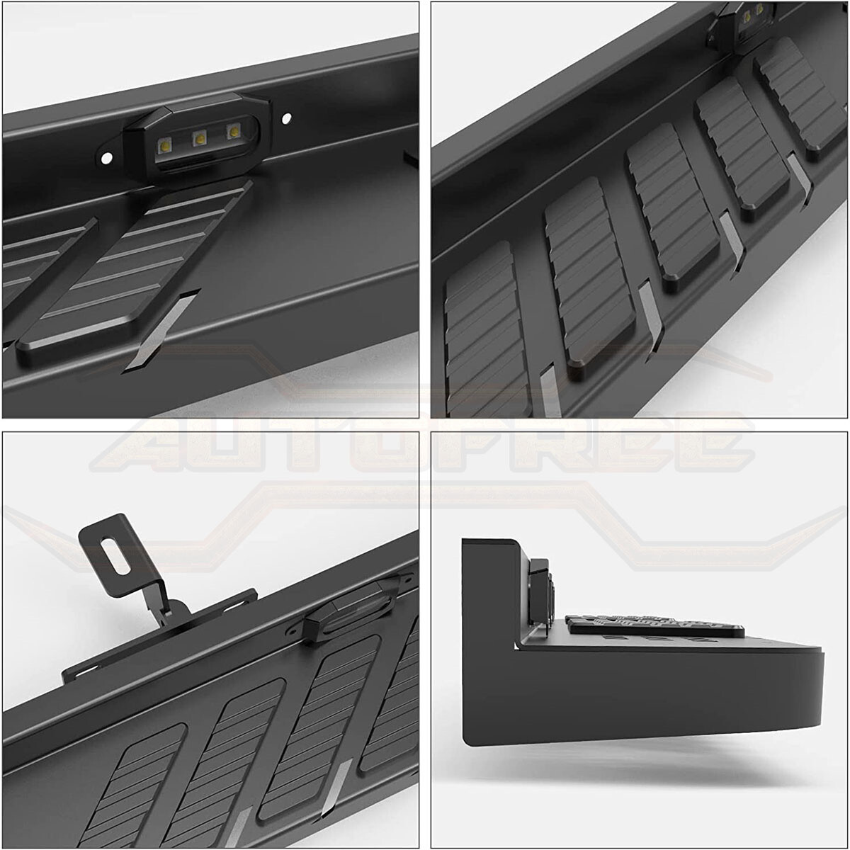 Running Boards Side Step Nerf Bars w/LED Lights For Jeep Gladiator JT ...
