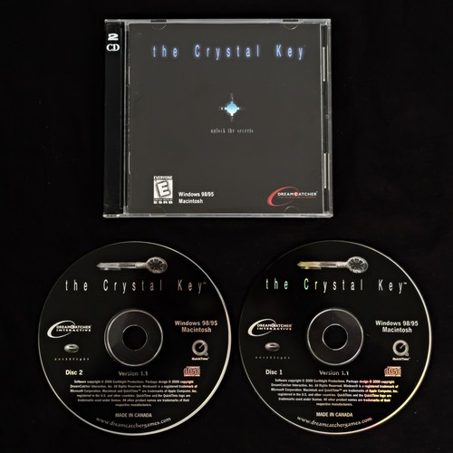The Crystal Key (PC CD-ROM, 2000) Windows 98/95 Macintosh - Case, Discs ...