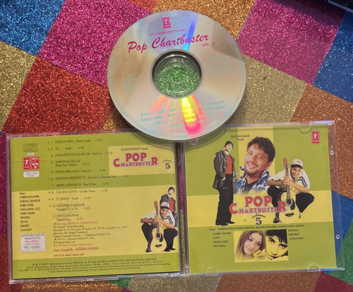 Gulshan Kumar Pop Chartbuster Volume 5 CD Hindi Punjabi Bollywood Desi ...