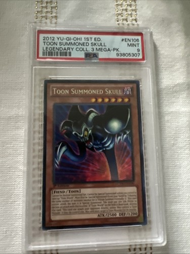 YuGiOh - Toon Summoned Skull - LCYW-EN106 1st Edition - Rare -Psa 9 | eBay