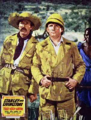 Stanley And Livingstone lobby card Walter Brennan Spencer Tracy 1939 ...