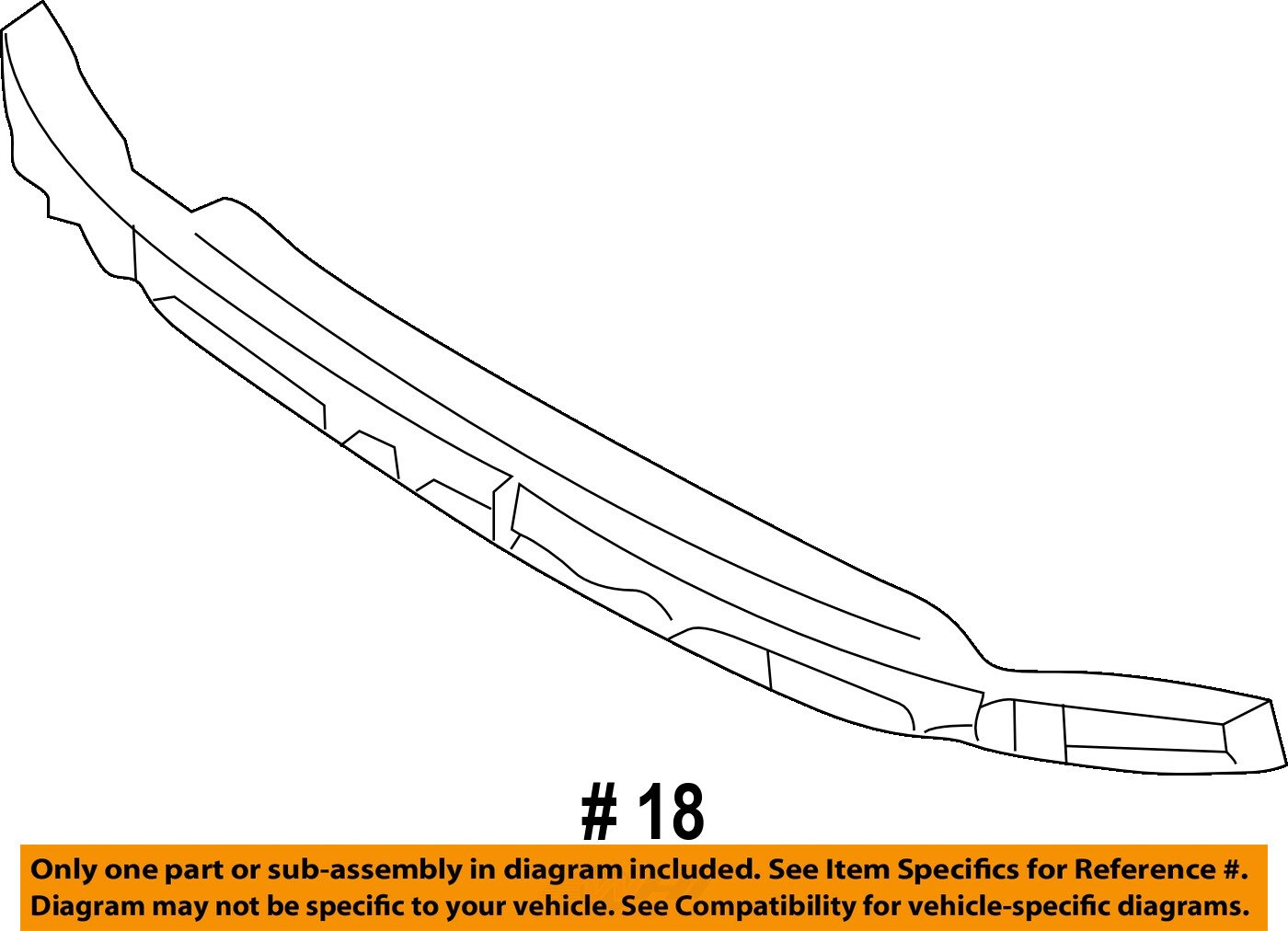 57705FL040+Subaru+Enr+absorb+foam+xuv+57705FL040+Genuine+OEM+Part for ...