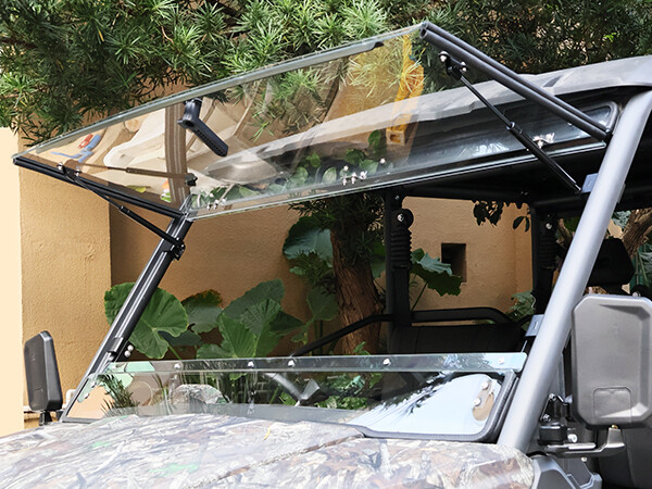 Front Flip Split Windshield for CFMOTO UFORCE 1000/XL 2019-2025 PC Full ...