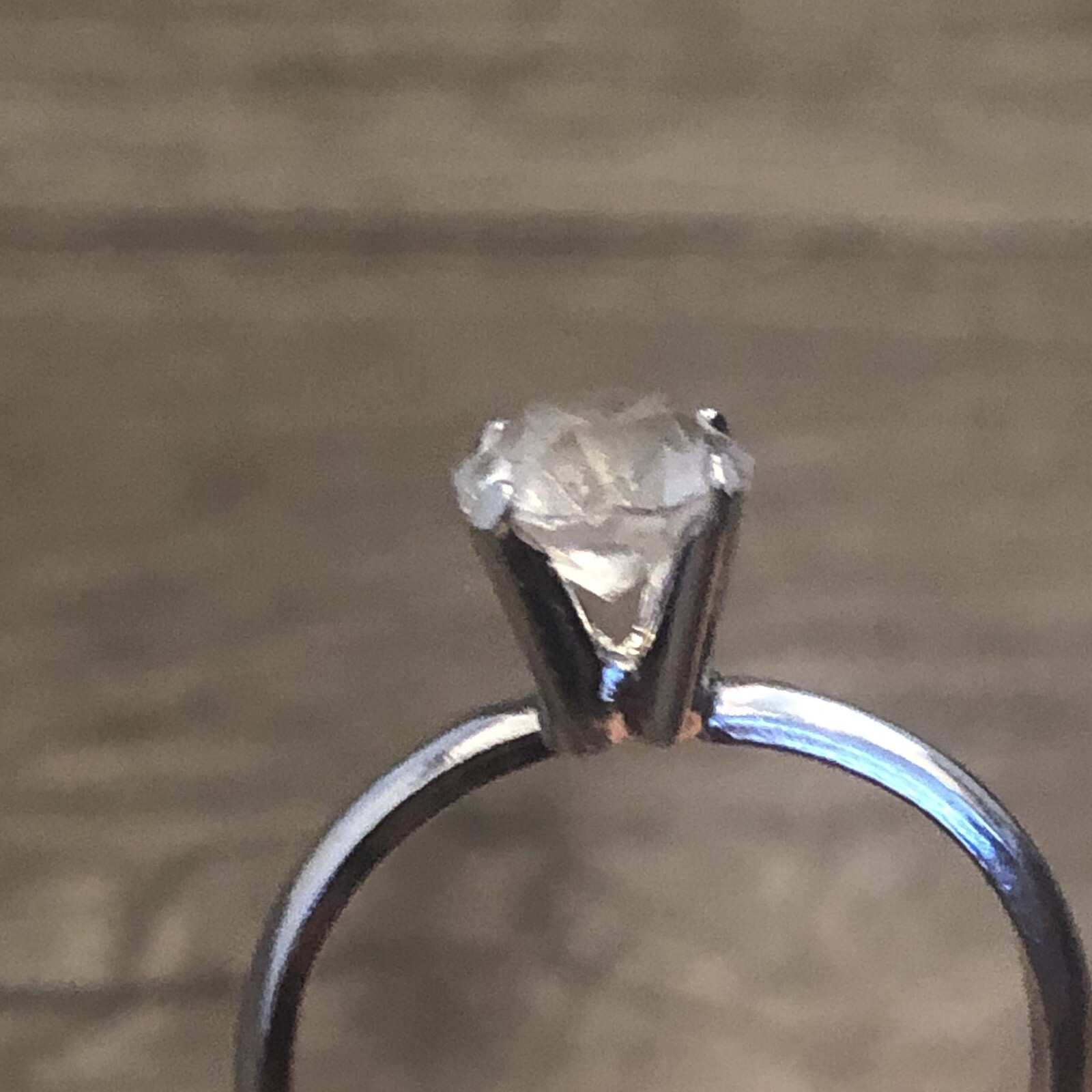 Vintage 1980s Uncas Vanderbilt Jewel Solitaire Cubic Zirconia Silver ...