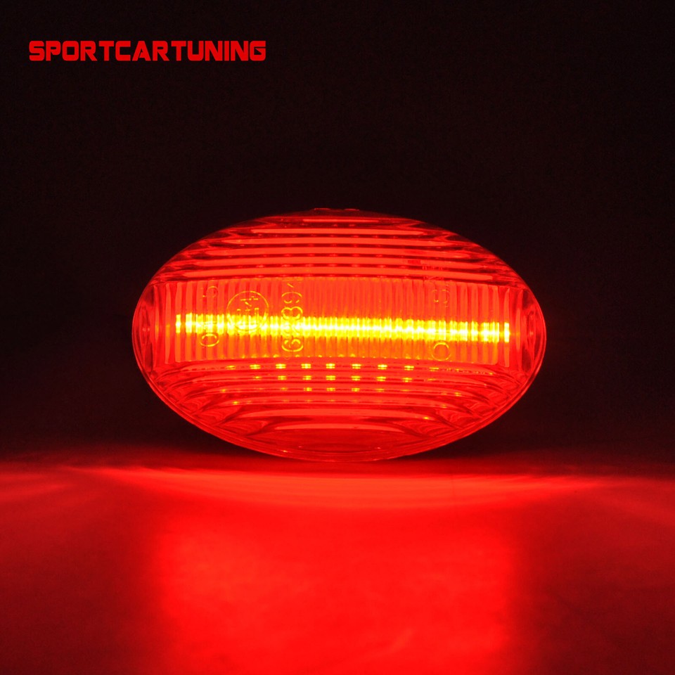 For 99-10 Ford F350 F450 F550 Dually Bed LED Fender Side Marker Lights ...