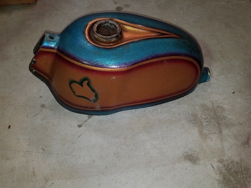 Bultaco fiberglass gas fuel petrol tank Metisse Astro Pursang Matador ...
