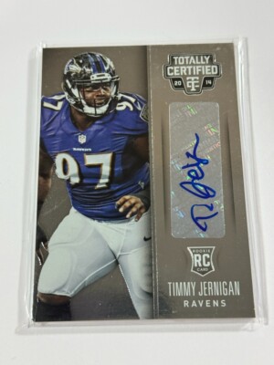 2014 Panini Totally Certified Signatures Timmy Jernigan #108 Rookie ...