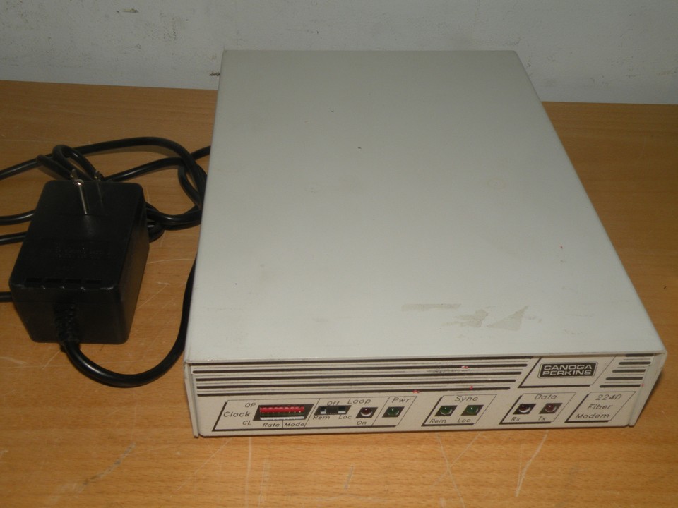 Canoga Perkins 2240 Fiber Optic Modem 2240-S-422-01-00-1 | eBay