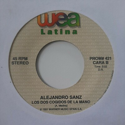Alejandro Sanz Pisando Fuerte / Los Dos Cogidos De La Mano WEA LATINA VG+ #1791 | eBay