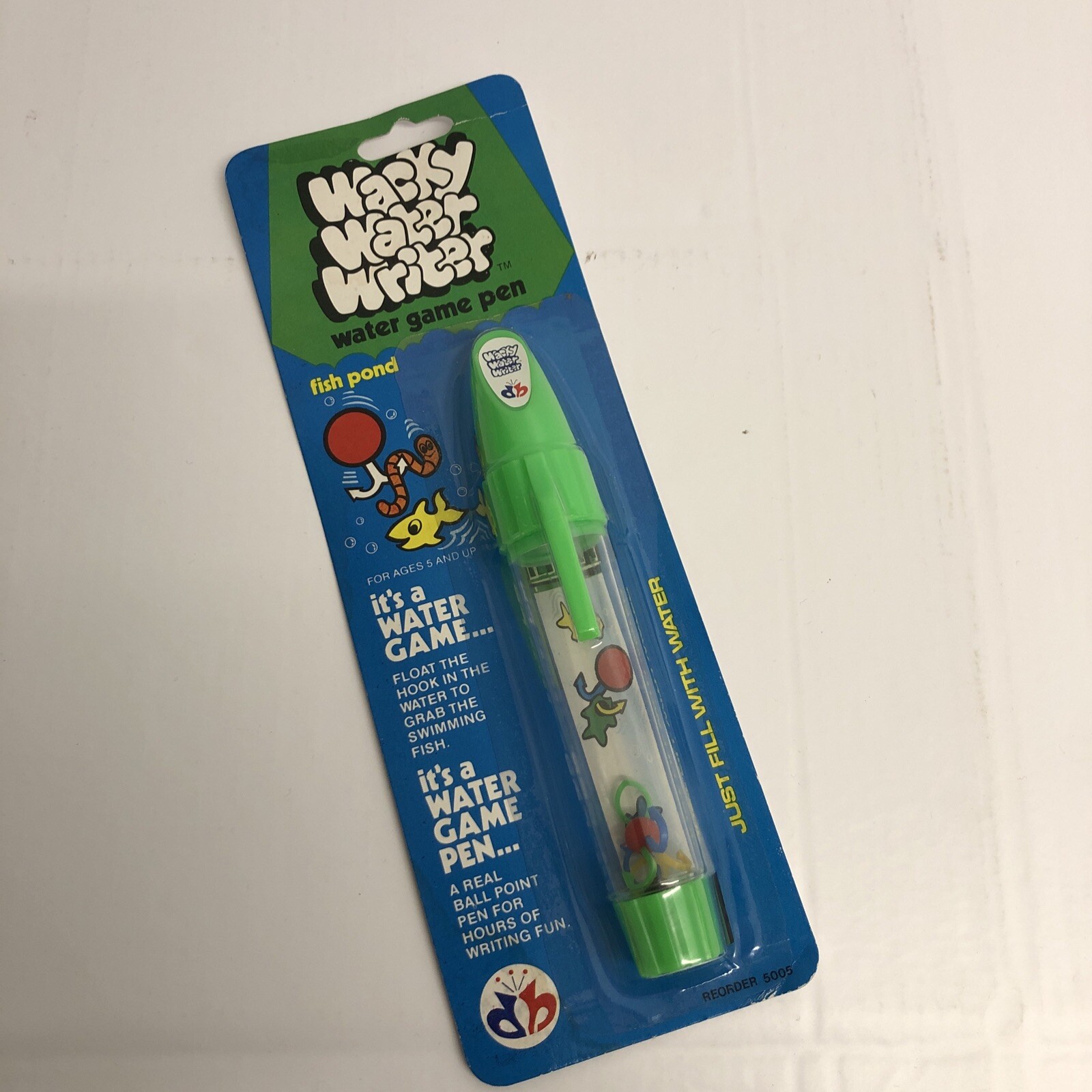 VINTAGE WACKY WATER WRITER WATER GAME PEN RETRO PALGRAVE 1970S FISH ...
