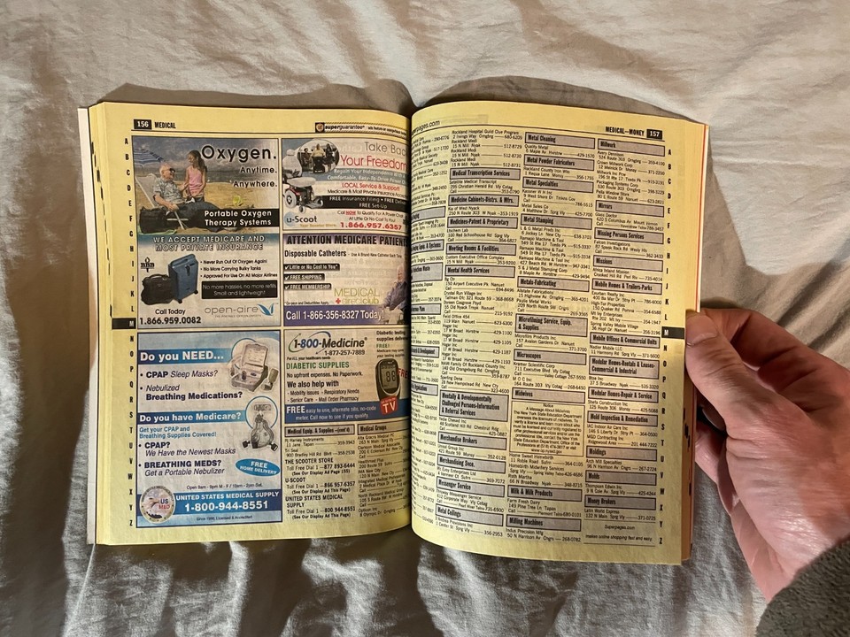 Rockland County New York NY Yellow Pages Phone Book 2010 Directory | eBay