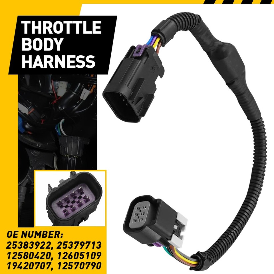 12570790 THROTTLE BODY ADAPTER HARNESS FITS FOR 03-07 GM FULL SIZE V8 ...