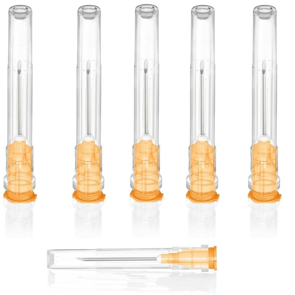 Versatile 25G 5/8 Inch Luer Lock Lab Supplies - 100 Count Individually ...