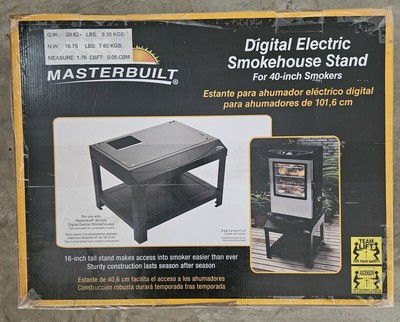 MASTERBUILT Digital Electric Smoker Stand 40inch | eBay