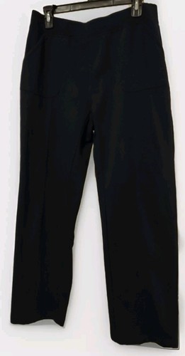 Onque Casual Sweatpants Women's Size L Navy Blue Pockets Elastic Waist ...