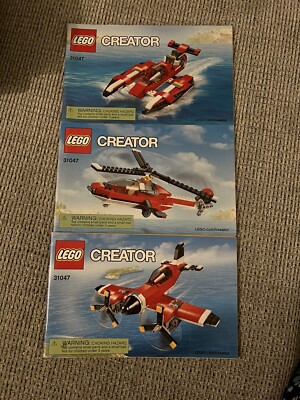 LEGO CREATOR 31047 PROPELLER PLANE 3-IN-1 Instruction Manuals ONLY | eBay