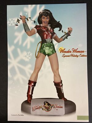 Wonder Woman Sculpture DC Comics Bombshells Poster Print 8x11.5 Tim ...