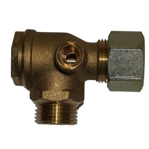 Rückschlagventil / Kompressorventil 1/2 Zoll AG - 15 mm Rohr - mit Entlastungsan | eBay.de