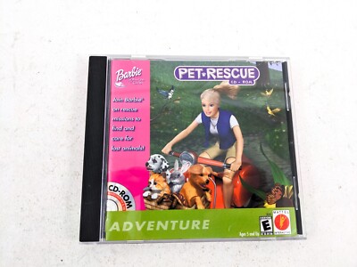 Barbie Pet Rescue Adventure CD-ROM Computer Game For Windows 95/98 ...