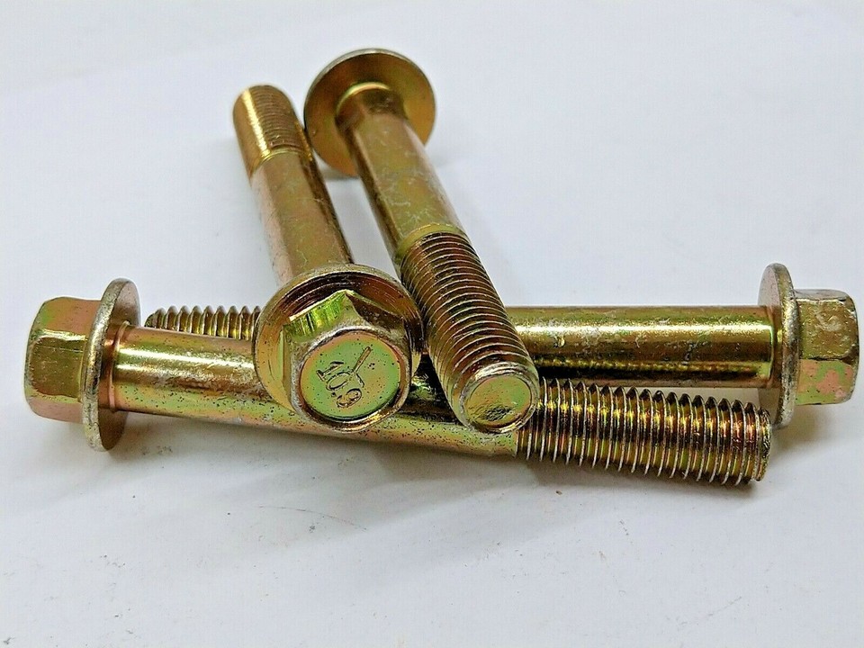 (4) M10-1.5 x 75 mm Metric Hex Flange Bolts Grade 10.9 Euro automotive ...