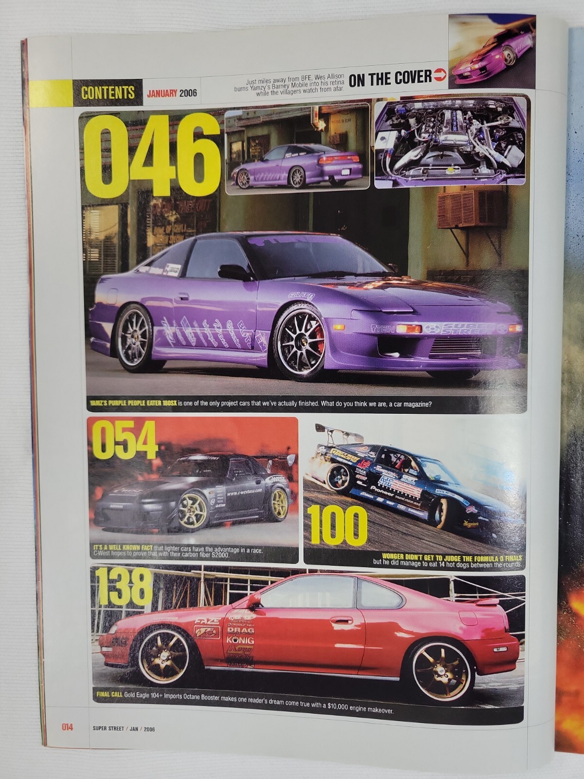 Super Street Magazine - January 2006 - 240sx, S2000, Prelude | eBay