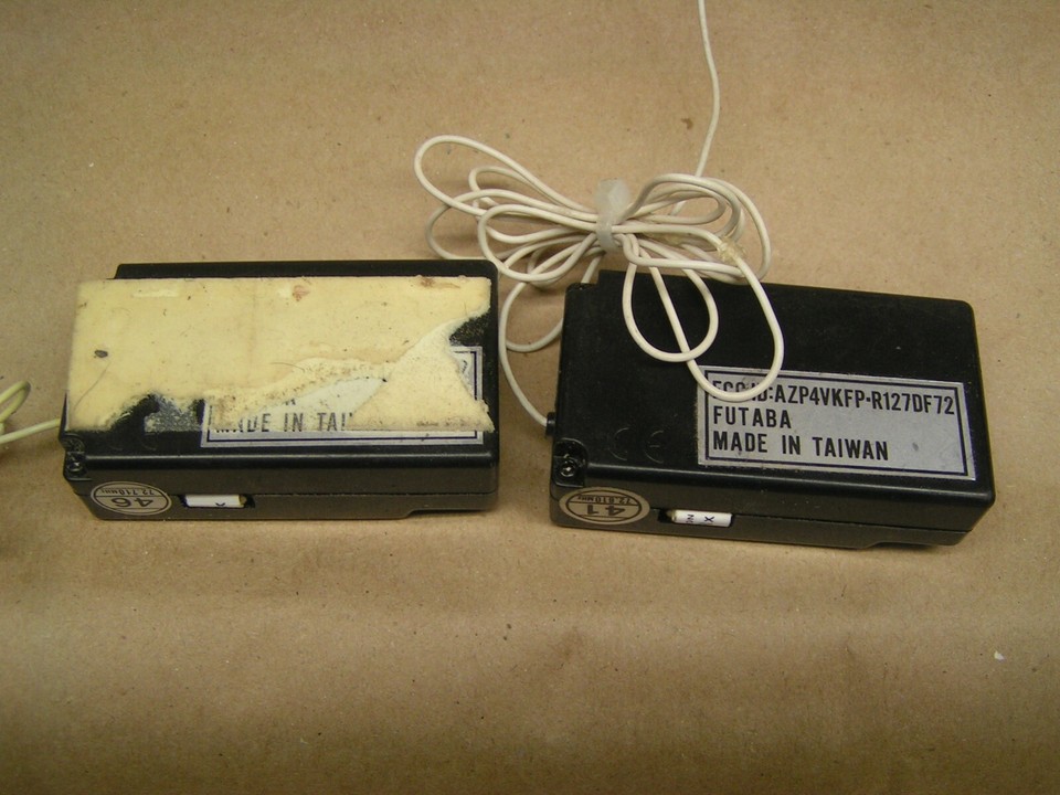 2 ea. NICE Futaba FP-R127DF, dual conversion receivers, ch. 41 & 46, 7 ...