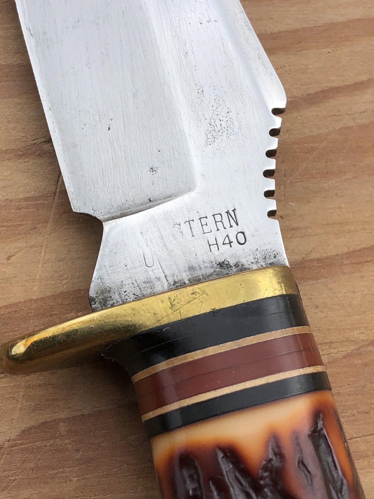 Vintage Western Cutlery H40 Hunting Camping Skinning Knife | eBay