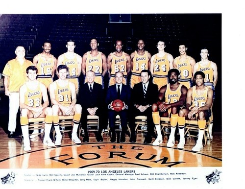 1969 1970 LOS ANGELES LAKERS 8X10 TEAM PHOTO BASKETBALL CHAMBERLAIN ...