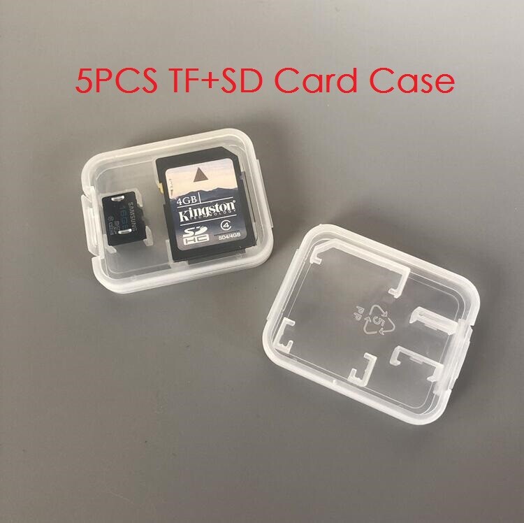 10Pcs TF SD CF Memory Card Case Holder Box Storage Hard Plastic ...