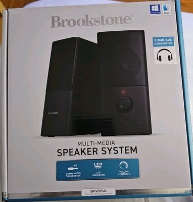 Brookstone multi-media Speaker System | eBay