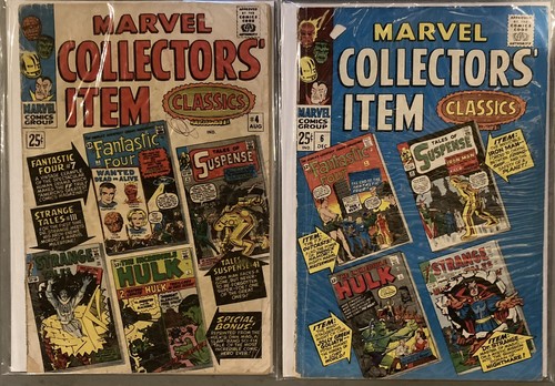 Marvel Collector’s Item Classics Comics #4, #6 (Set of 2) | eBay