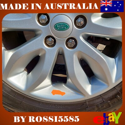 ORANGE - 6x Wheel Decals To Fit Land Rover Freelander 2 LR2 (Vinyl ...