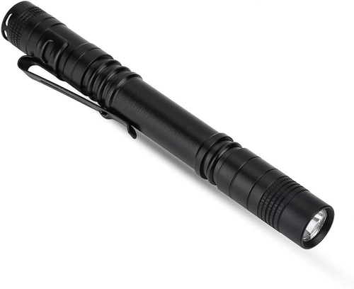 2Pcs 478 Lumens Ultra Bright Mini Pocket Pen Light,Tactical Flashlight ...