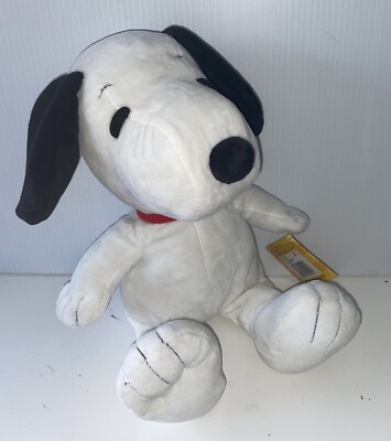 KOHL'S 14" Plush SNOOPY Dog White Red Collar Stuffed Peanuts Gang ...
