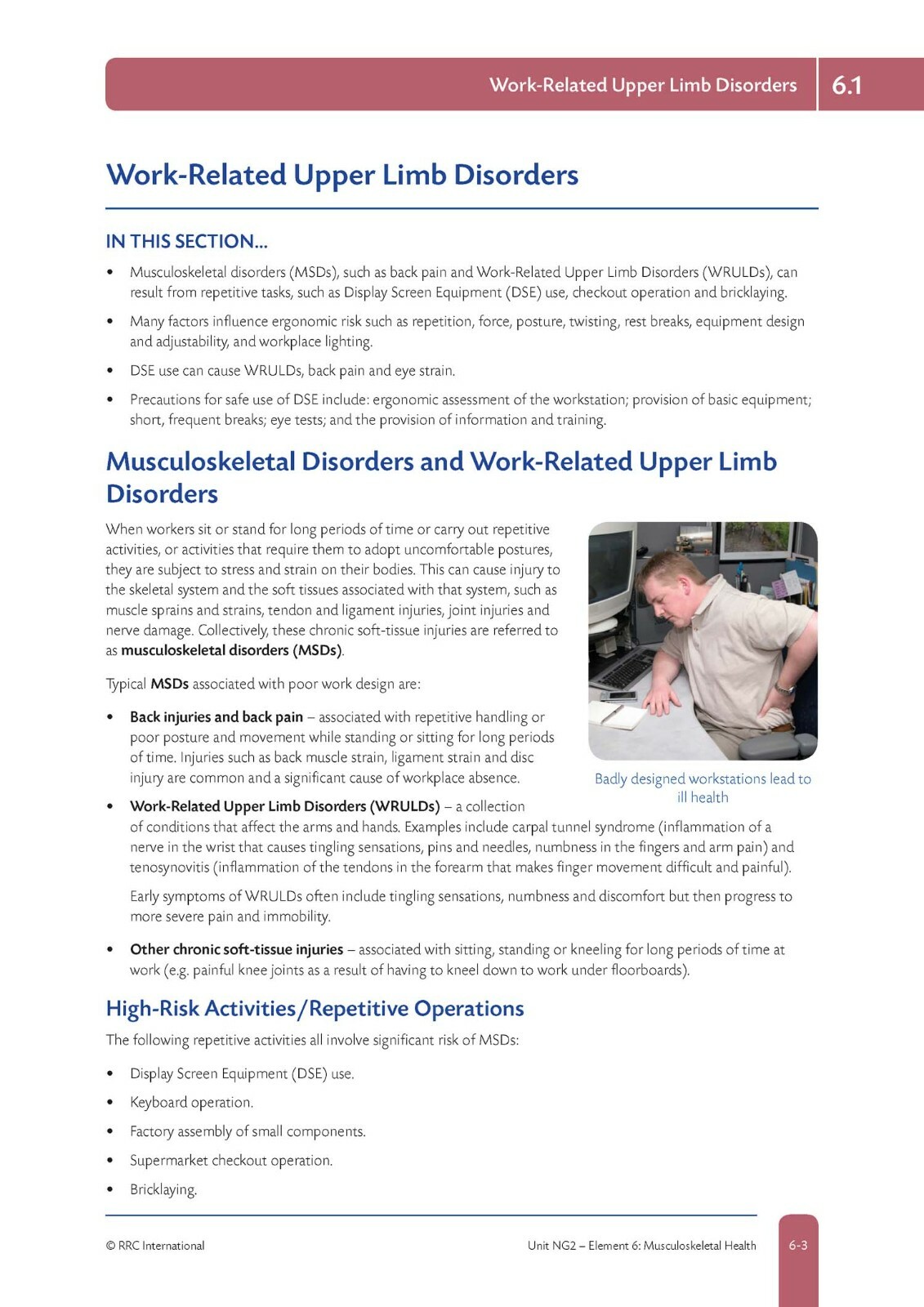 RRC Study Text: NEBOSH National General Certificate: Complete: NG1 ...