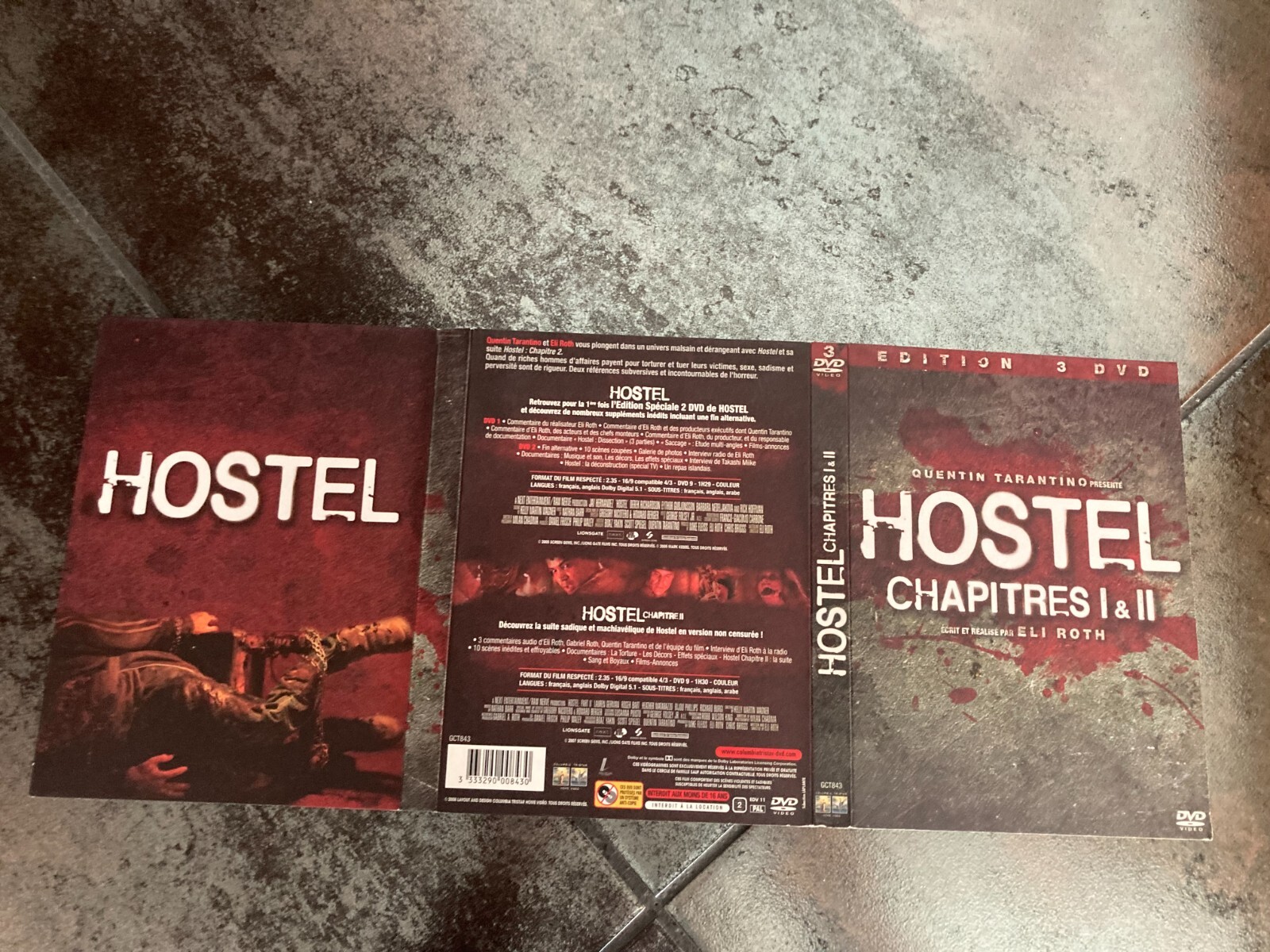 Coffret 3 dvd " Hostel 1 et 2 " Tarantino / Roth | eBay