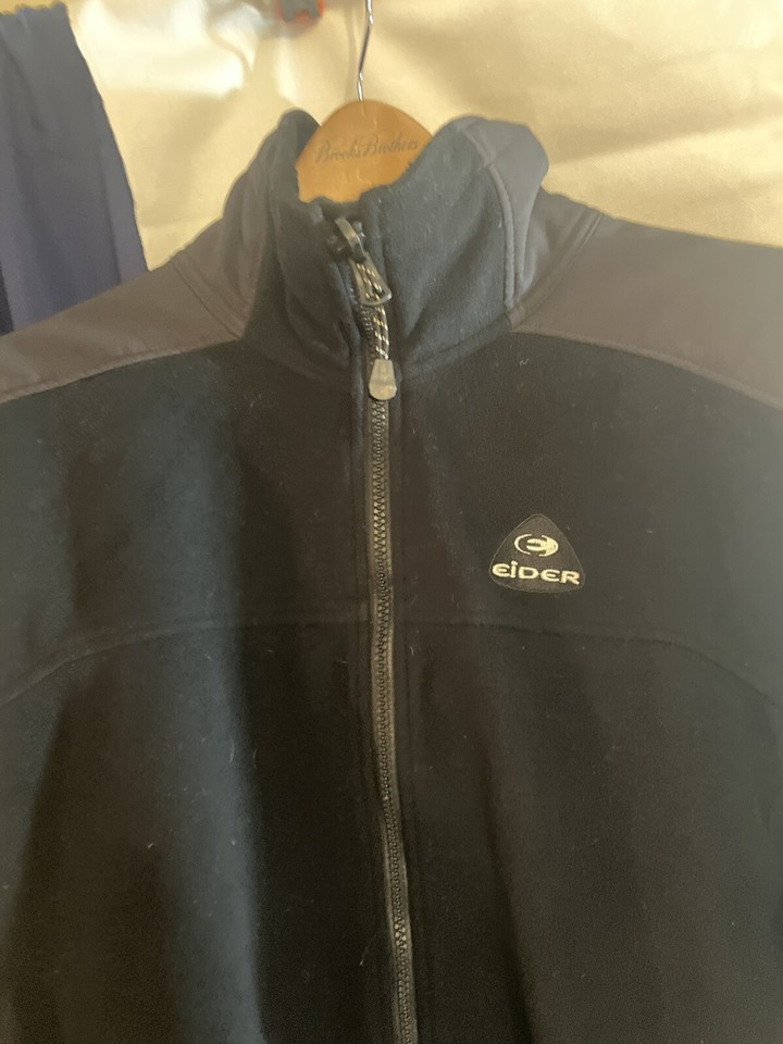Eider Wind stopper Jacket/ Fleece Made In Portugal Black 🔥 | eBay