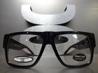 Men CLASSIC VINTAGE RETRO Style Clear Lens EYE GLASSES Square Black ...