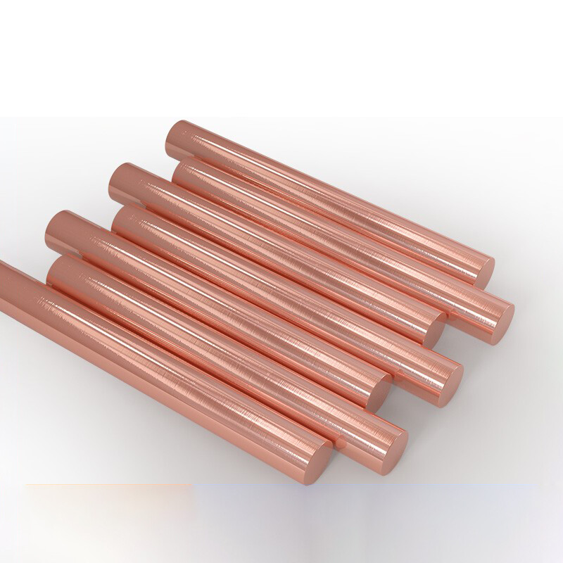 Diameter 10/12/14/15/16/18/20-80mm Copper Round Solid Rod Bar Length ...