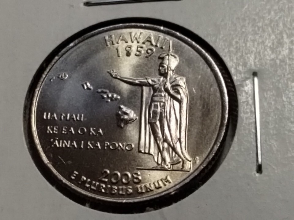 2008 P HAWAII State Quarter. Uncirculated from US Mint Roll CHBU | eBay