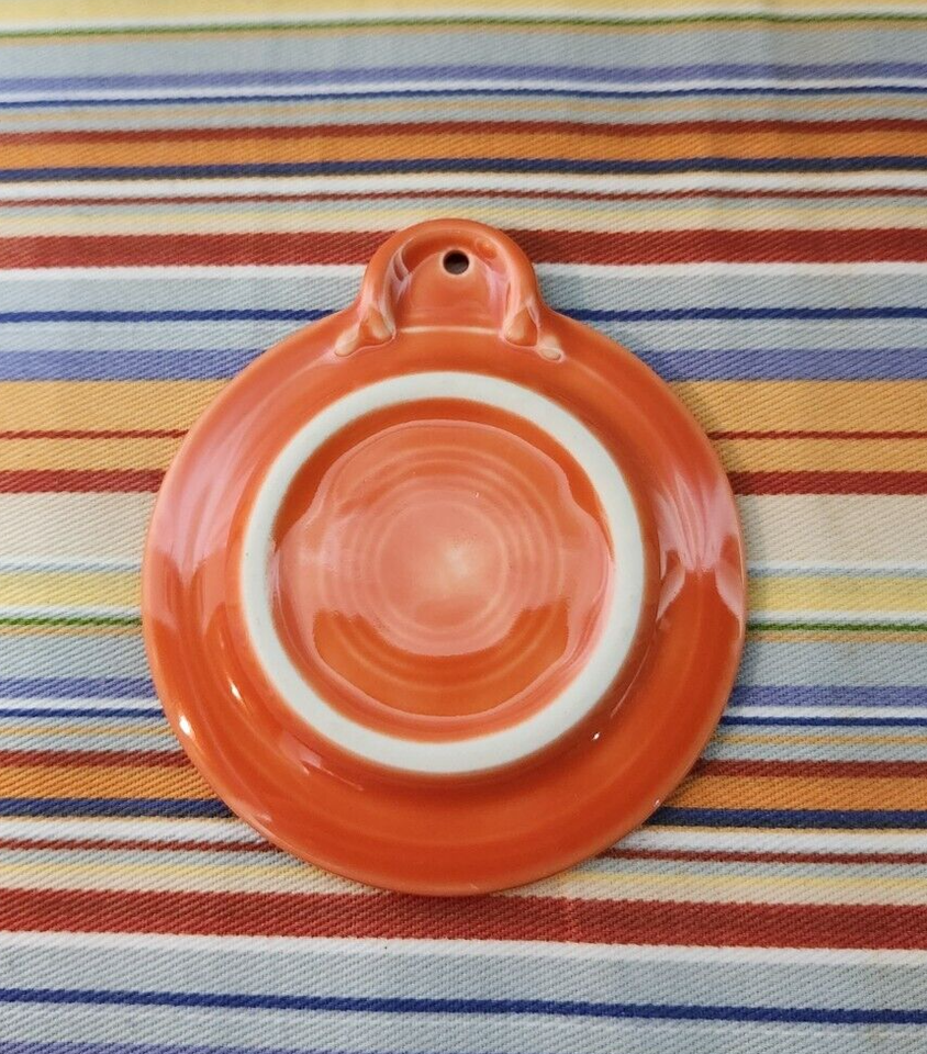 Fiesta Fiestaware Poppy Orange Teapot Christmas Ornament | eBay