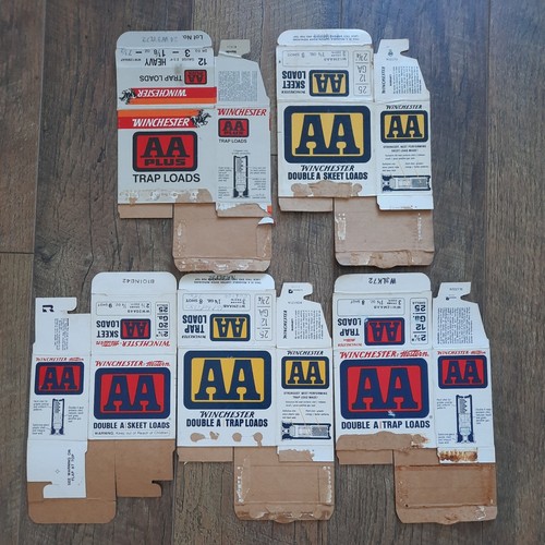 Lot of 5 Vintage Winchester Double AA Plus 20GA & 12GA Shells Empty ...