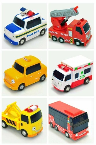 Little Bus TAYO FRIENDS Special Mini 6Pcs Toy Set Citu+Alice+Nuri+Pat ...