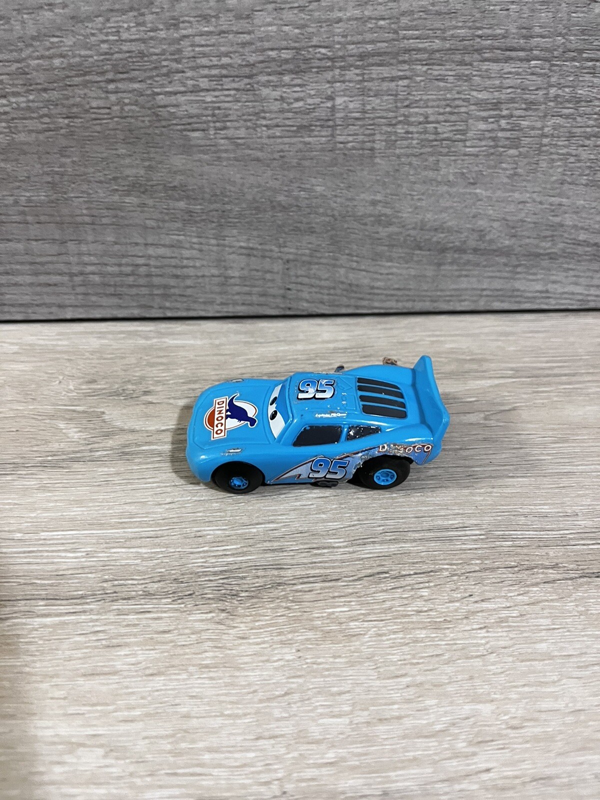 Disney Pixar Cars Lightning McQueen Dinoco Blue #95 | eBay