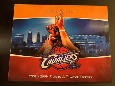 Cleveland Cavaliers 2008-09 Season Ticket Holder Box/Guide/Schedule ...