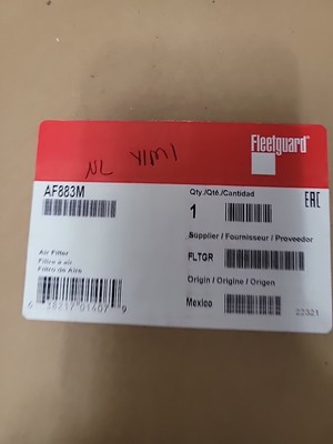 Fleetguard Air Filter AF883M Cummins Replacement Part FREE Shipping | eBay